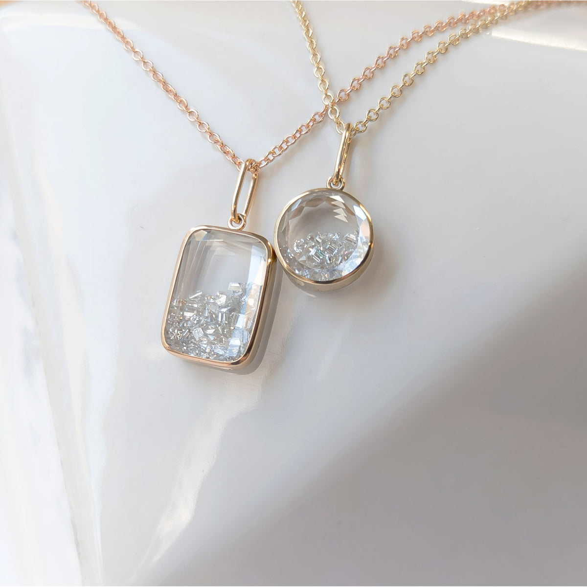 Shaker Necklaces in 18-karat gold - Moritz Glik